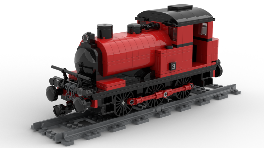 LEGO MOC Saddle Tank Engine by Yellow.LXF | Rebrickable - Build with LEGO