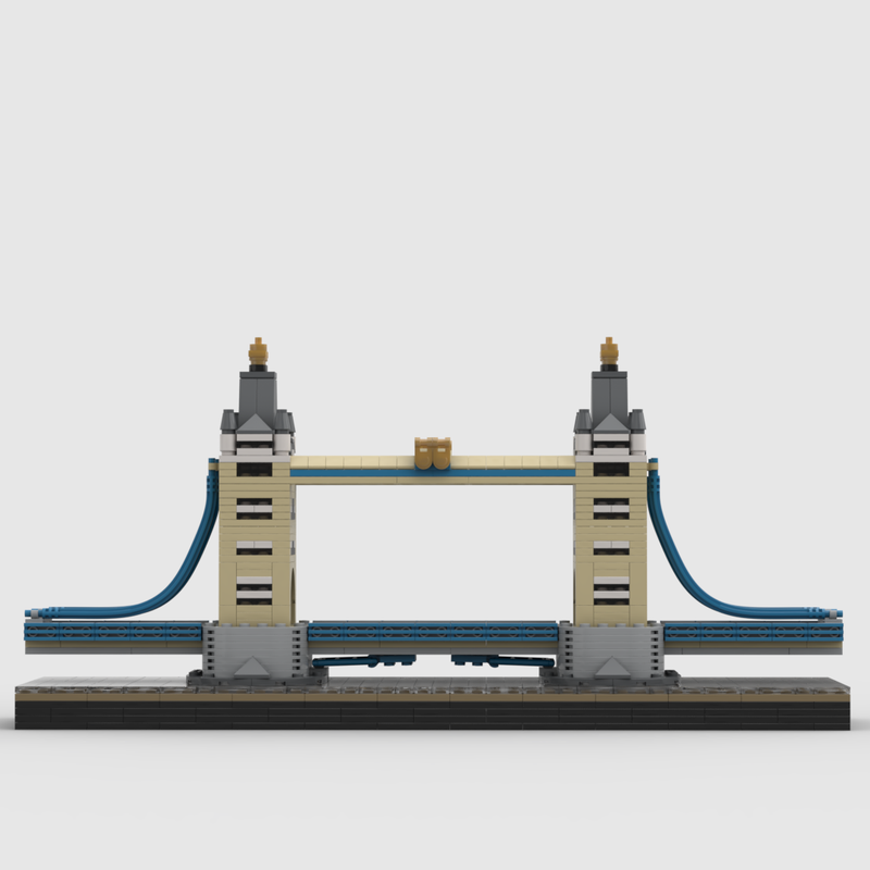 LEGO MOC Tower Bridge at 1/650th Scale by FunnyTacoBunny | Rebrickable ...