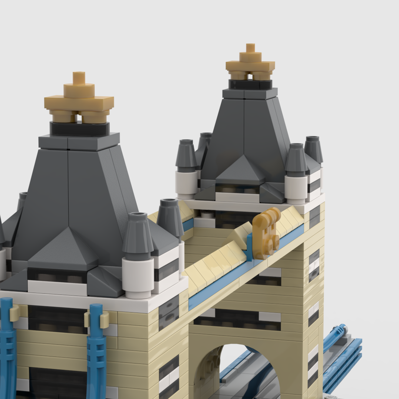 LEGO MOC Tower Bridge at 1/650th Scale by FunnyTacoBunny | Rebrickable ...