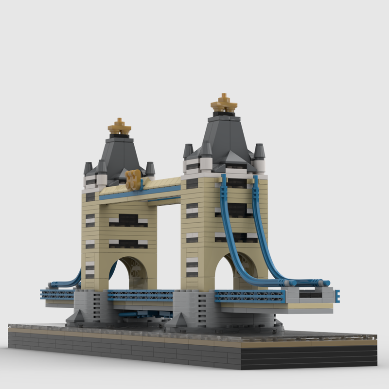 LEGO MOC Tower Bridge at 1/650th Scale by FunnyTacoBunny | Rebrickable ...
