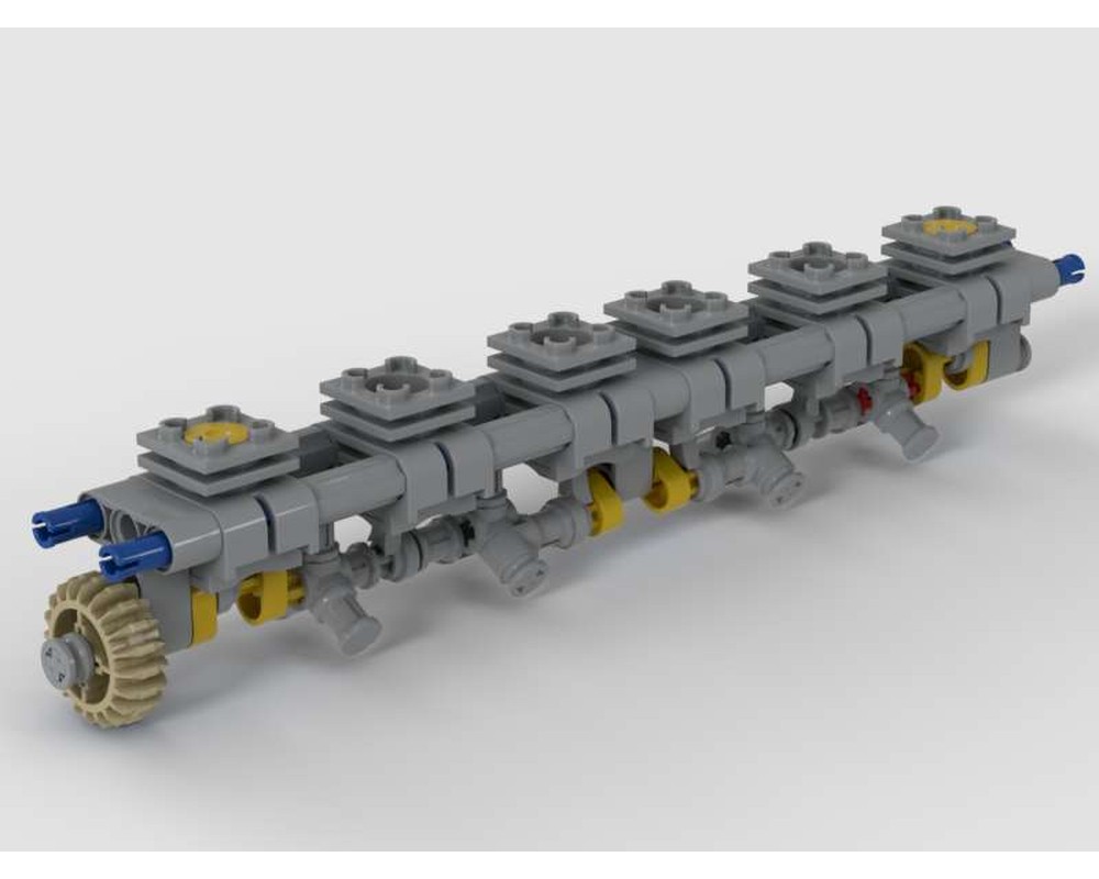 LEGO MOC engine inline six fullsize by AKM-Sky | Rebrickable - Build ...