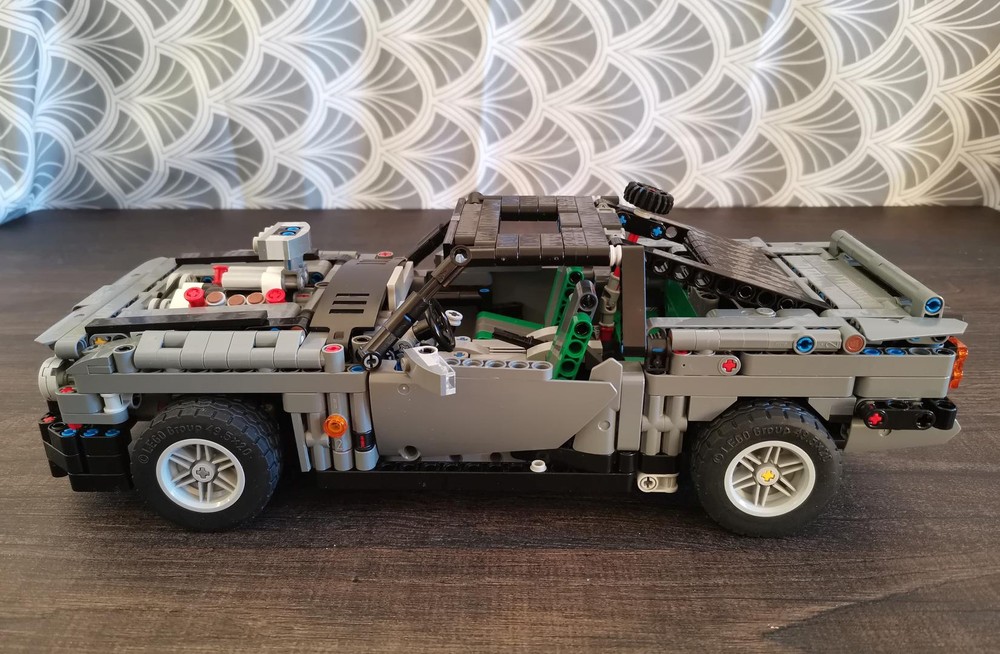 Lego Moc Muscle Car By Brickone Rebrickable Build With Lego