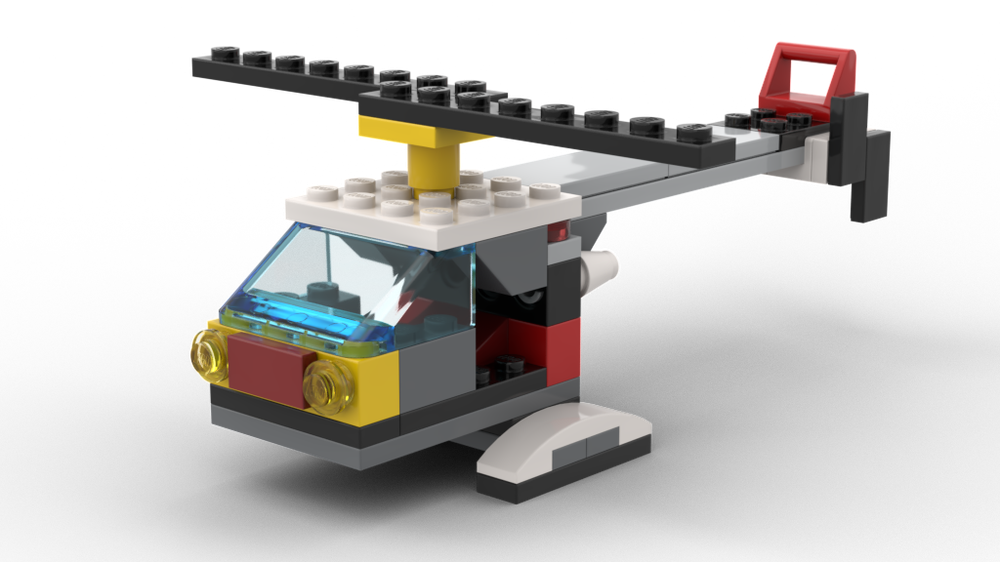 LEGO MOC 60128 Helicopter by Nicole1 | Rebrickable - Build with LEGO