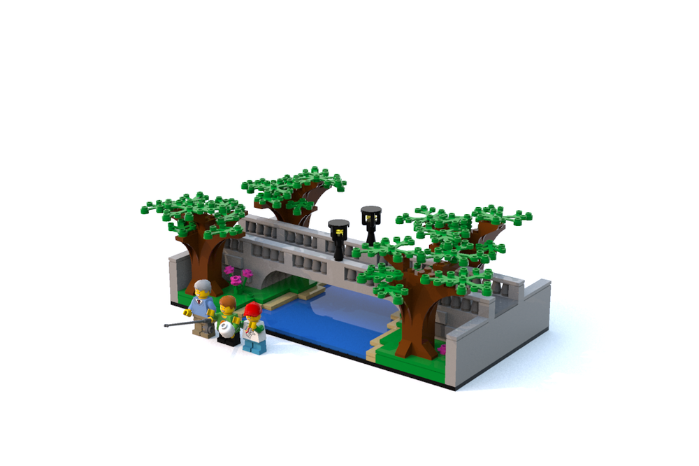 LEGO MOC Bridge by cralban | Rebrickable - Build with LEGO