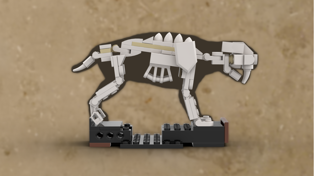 LEGO MOC Mammoth + Saber-toothed cat - Alternative Build for 21320 ...