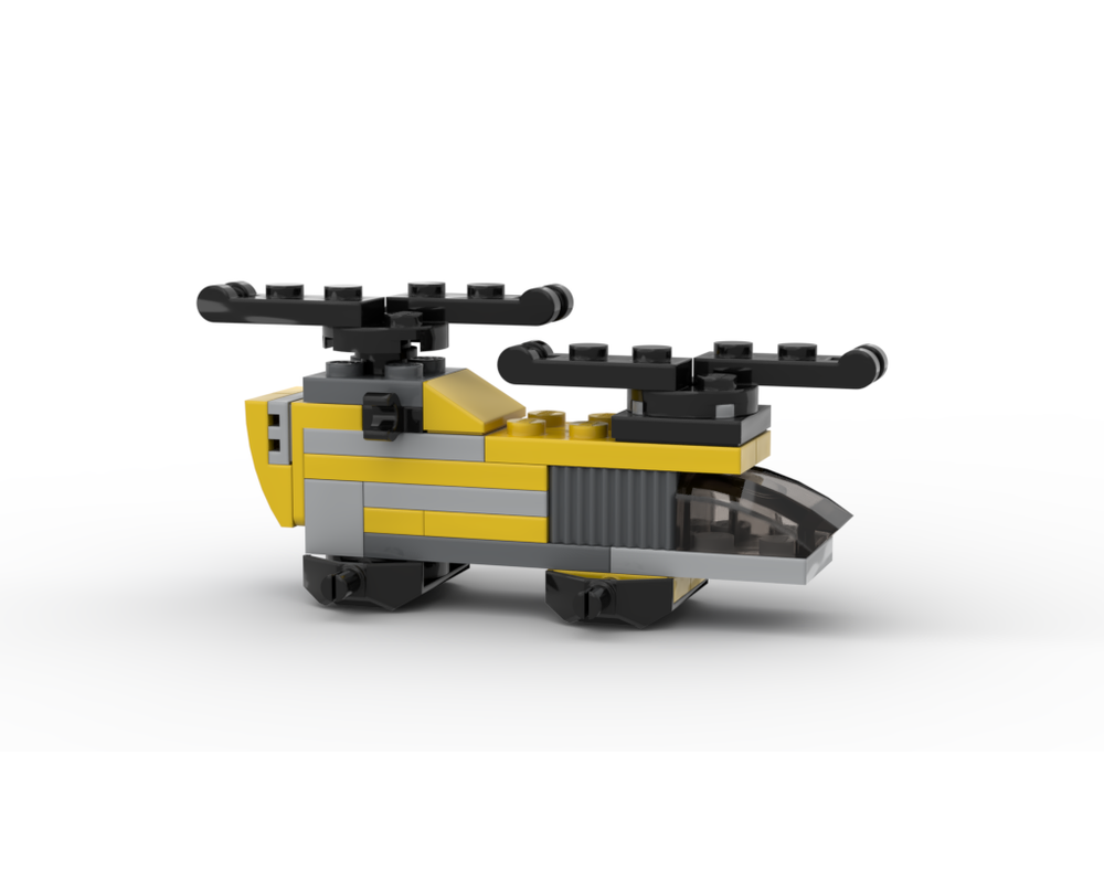 LEGO MOC 31014 Chinook Helicopter by Dujk | Rebrickable - Build with LEGO