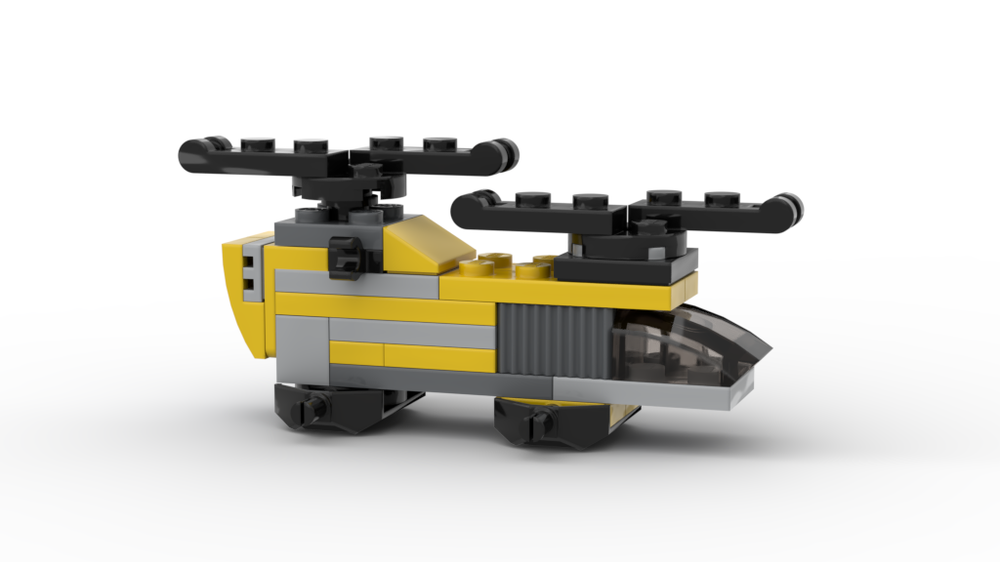 LEGO MOC 31014 Chinook Helicopter by Dujk | Rebrickable - Build with LEGO