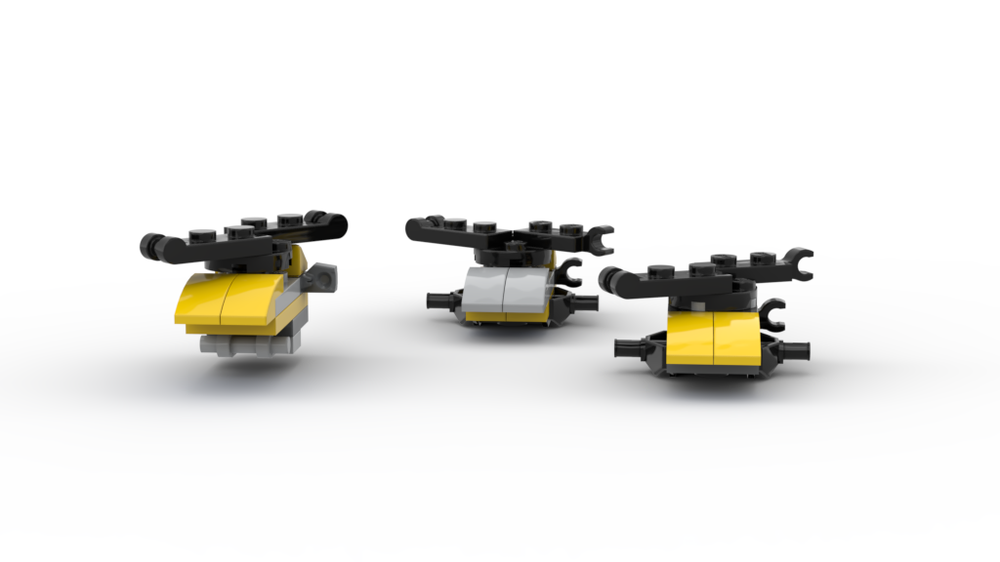 Lego Moc 31014 Three Helicopters By Dujk Rebrickable Build With Lego