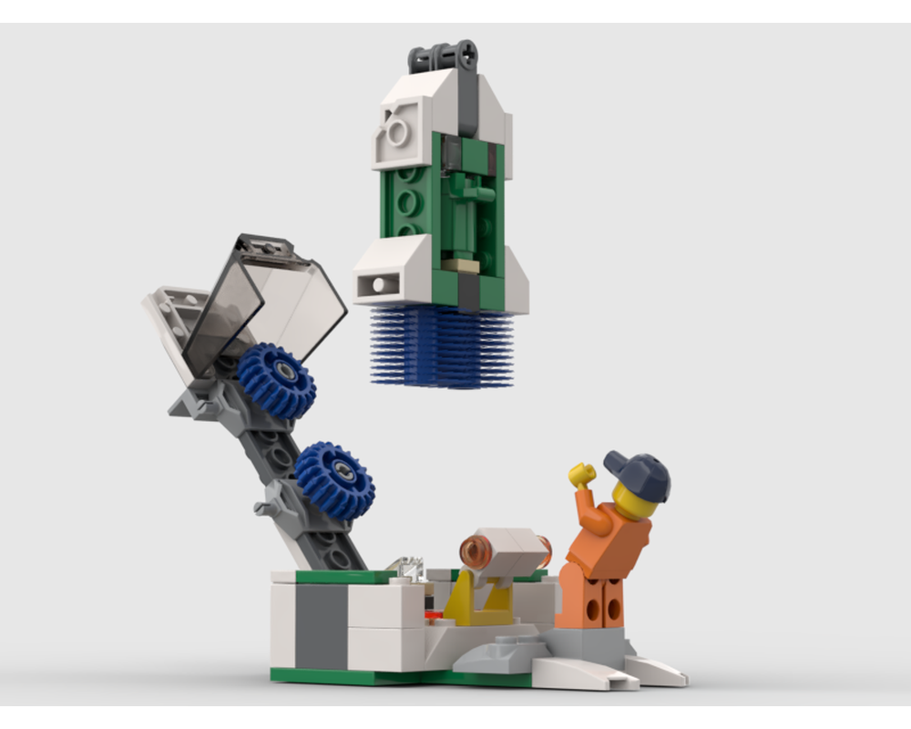 LEGO MOC 60249 Rocket & Scaffold by Jef | Rebrickable - Build with LEGO