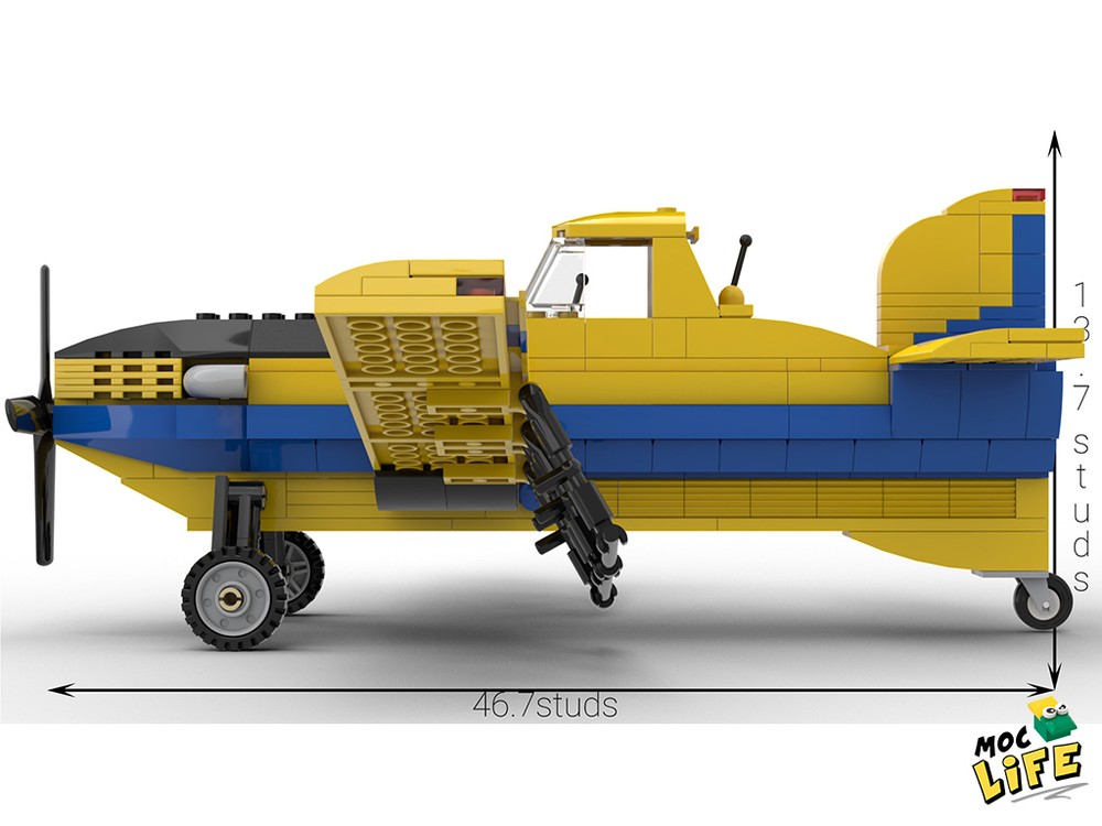 LEGO MOC Crop duster by MocLife | Rebrickable - Build with LEGO