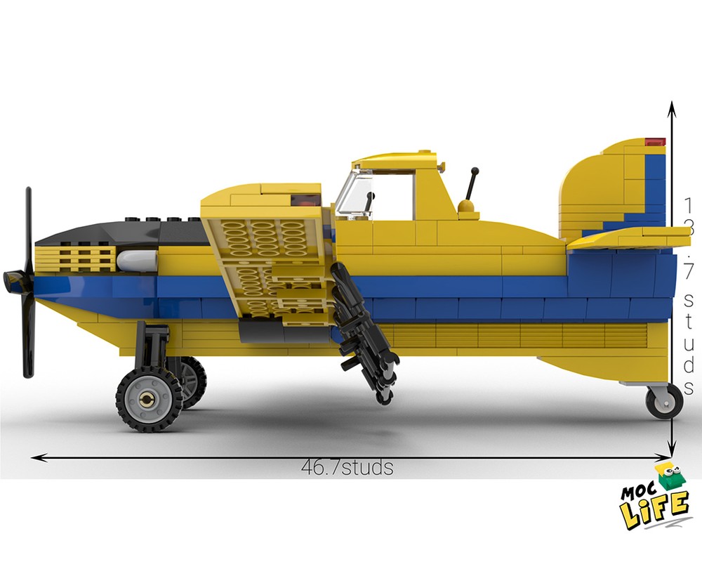 LEGO MOC Crop duster by MocLife | Rebrickable - Build with LEGO