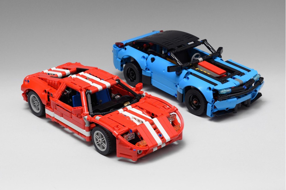 LEGO MOC 2005 Ford GT (1:16) by Artemy Zotov | Rebrickable - Build with ...
