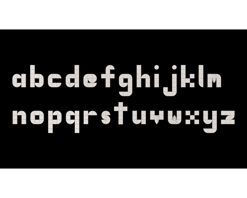 LEGO MOC Lower case letters by Dujk | Rebrickable - Build with LEGO