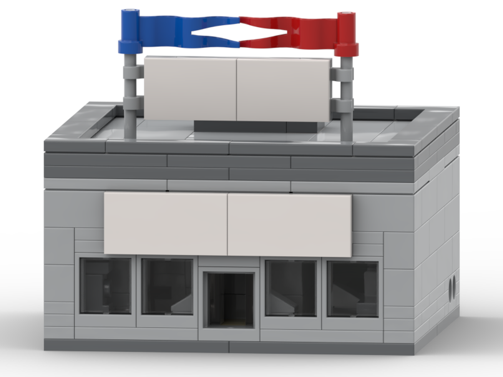 LEGO MOC Small supermarket (Microscale) by BrickLord1993 | Rebrickable ...
