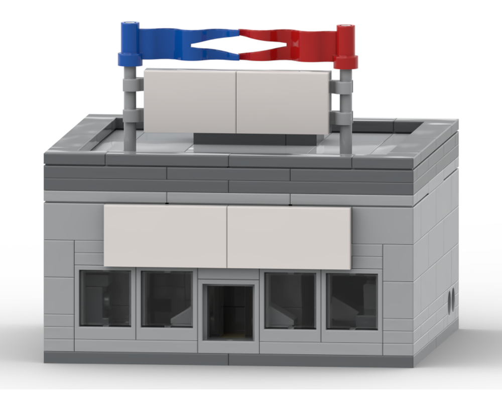 LEGO MOC Small supermarket (Microscale) by BrickLord1993 | Rebrickable ...