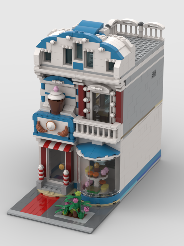 LEGO MOC Candy Shop Mini-Modularbuilding by BlackEyeX | Rebrickable ...