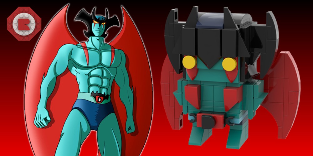 LEGO MOC Devilman Brickheadz by RianScotti | Rebrickable - Build with LEGO
