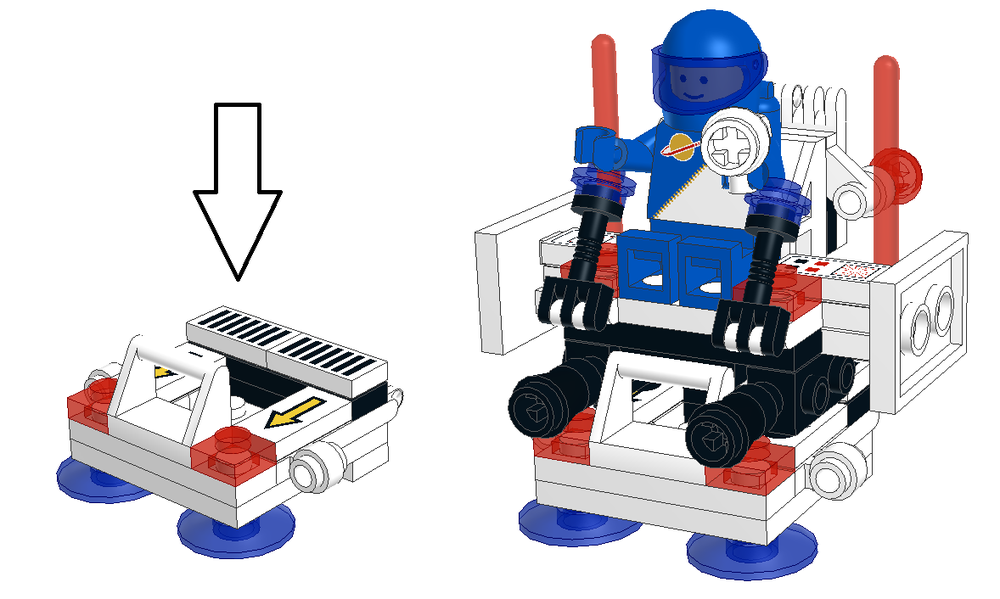 LEGO MOC 6828-1-c2 add on - landing platform by carel0180 | Rebrickable ...
