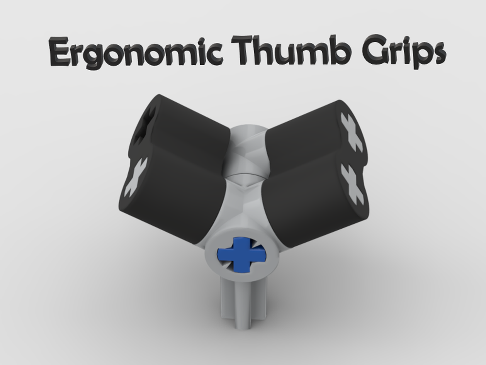 LEGO MOC IR PF Remote Ergonomic Thumb Grips by vicmoc164 | Rebrickable ...