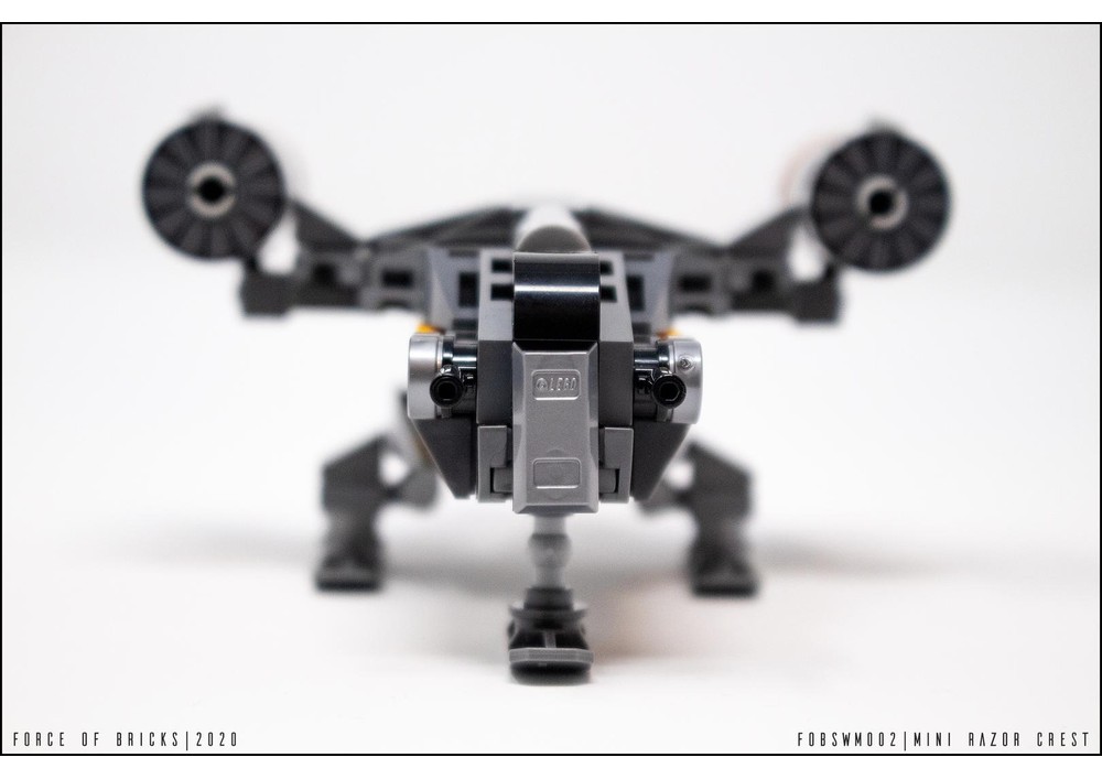 LEGO MOC-42948 Mini Razor Crest (fobswm002) | Force of Bricks by Force ...