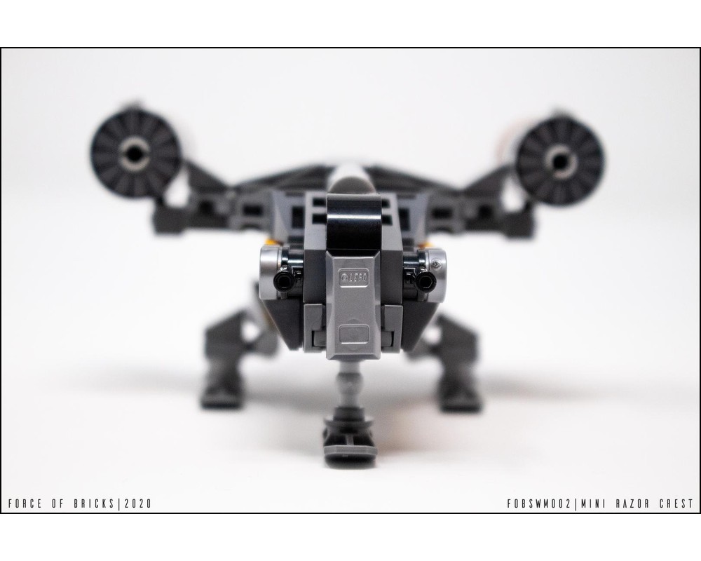 LEGO MOC Mini Razor Crest (fobswm002) | Force of Bricks by Force of ...