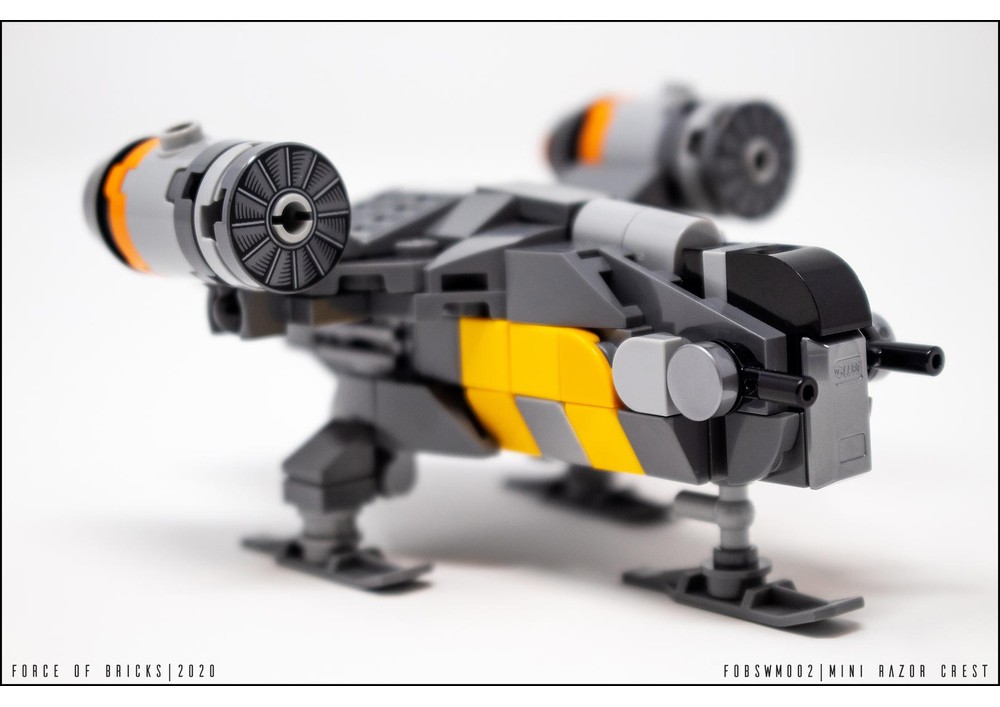 LEGO MOC-42948 Mini Razor Crest (fobswm002) | Force of Bricks by Force ...