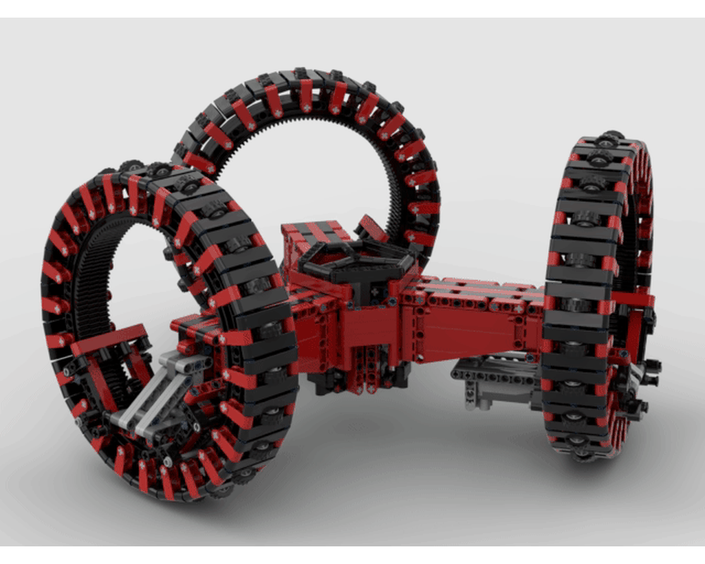 LEGO MOC Triple Omni-wheel by astyanax | Rebrickable - Build with LEGO