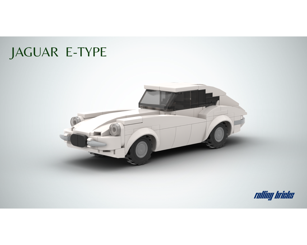 LEGO MOC Jaguar E-Type by RollingBricks | Rebrickable - Build with LEGO