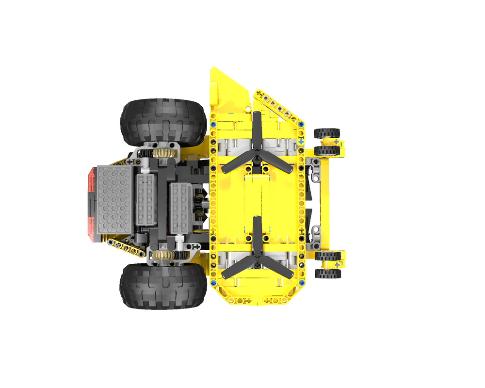 LEGO MOC Zero-Turn Mower by Hedgie | Rebrickable - Build with LEGO