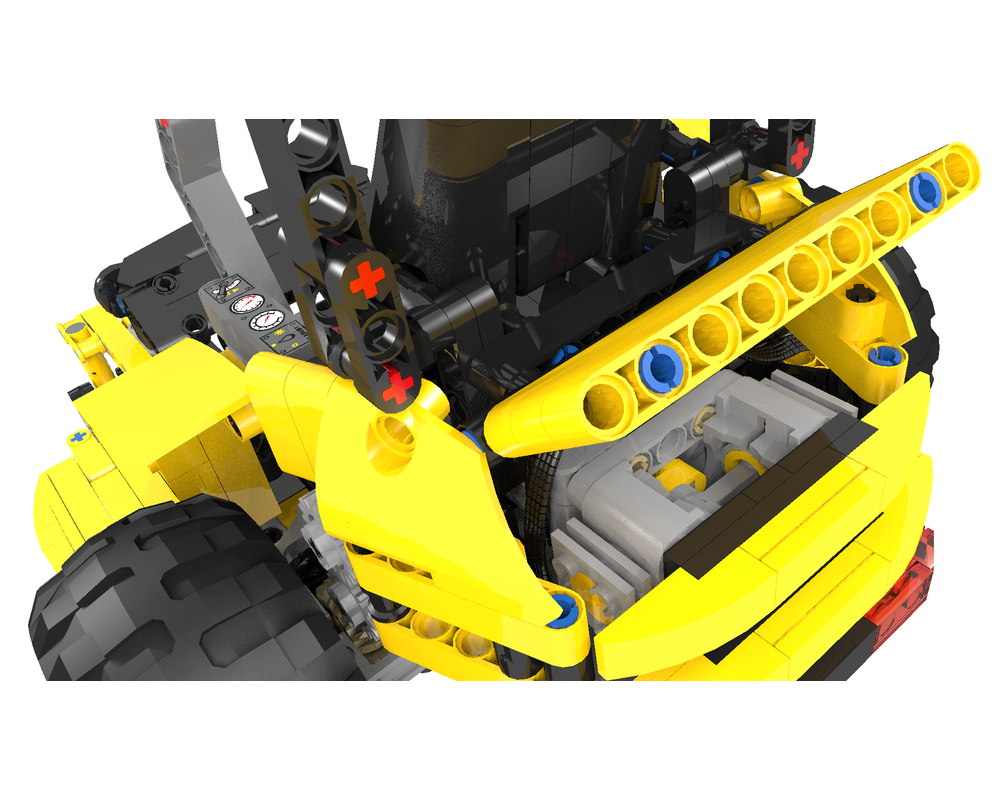 LEGO MOC Zero-Turn Mower by Hedgie | Rebrickable - Build with LEGO