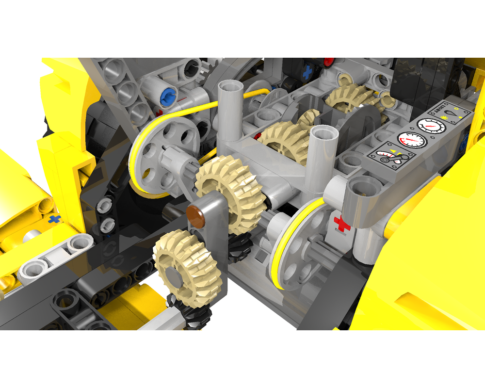 LEGO MOC Zero-Turn Mower by Hedgie | Rebrickable - Build with LEGO