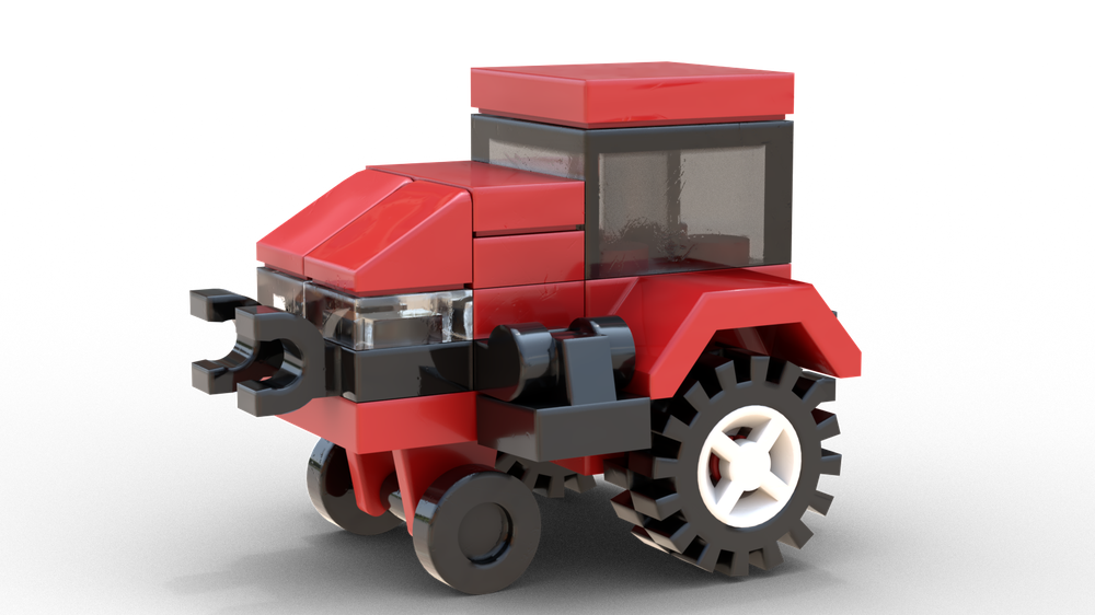 LEGO MOC Micro-scale Tractor by BrickHugger171 | Rebrickable - Build ...