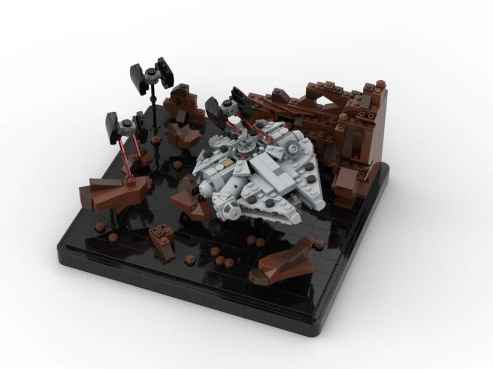 LEGO MOC Asteroid Chase V3 - Micro Mill ennium Falcon - Episode V by ...