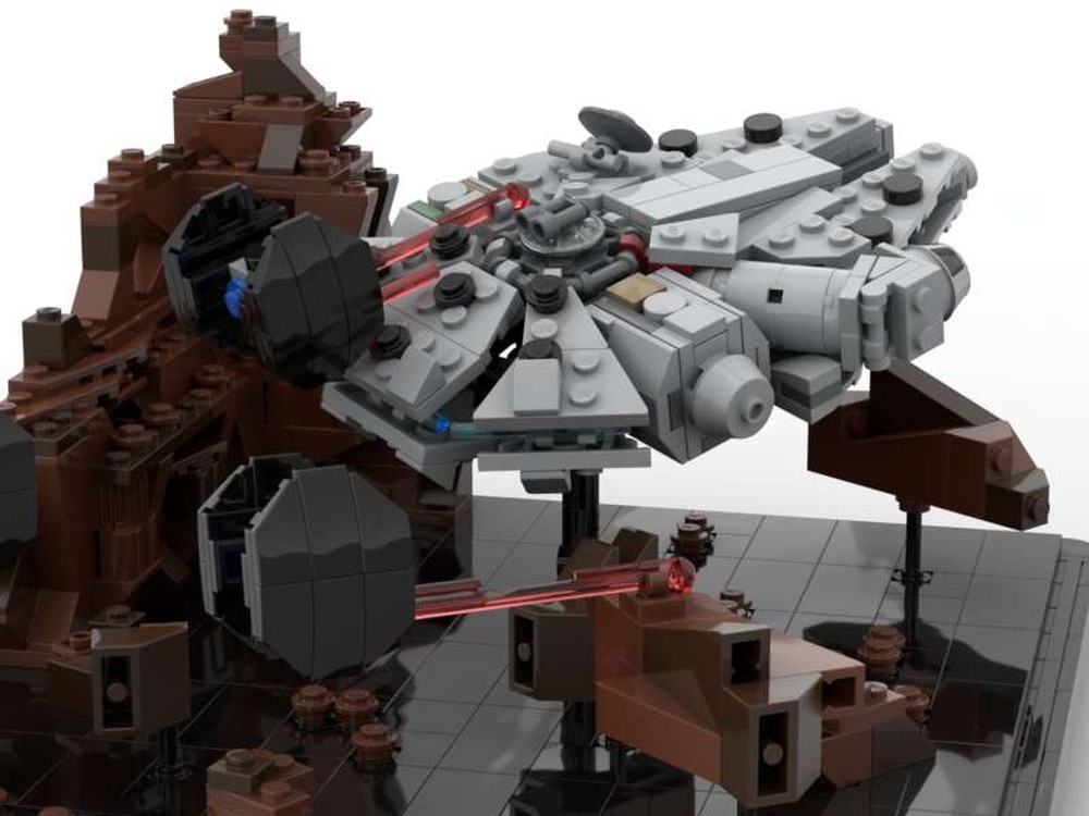 LEGO MOC Asteroid Chase V3 - Micro Mill ennium Falcon - Episode V by ...