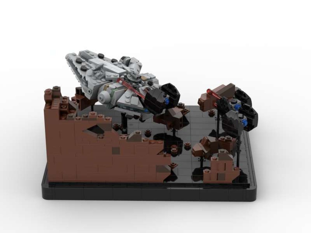 LEGO MOC Asteroid Chase V3 - Micro Mill ennium Falcon - Episode V by ...