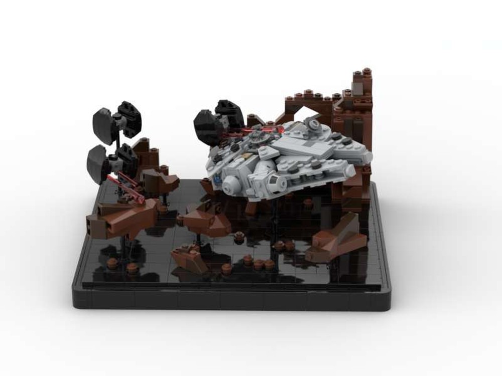 LEGO MOC Asteroid Chase V3 - Micro Mill ennium Falcon - Episode V by ...