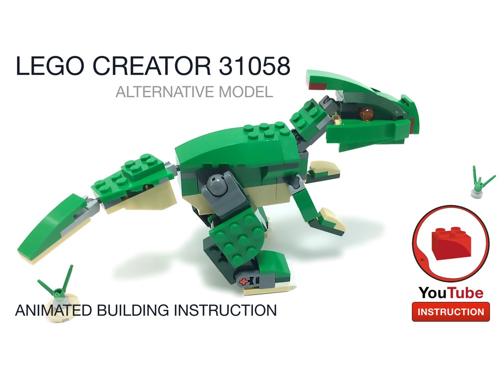 LEGO MOC Saurolophus Dinosaur - Lego Creator 31058 by Bricks Ideas ... LEGO MOC Saurolophus Dinosaur - Lego Creator 31058 by Bricks Ideas ...