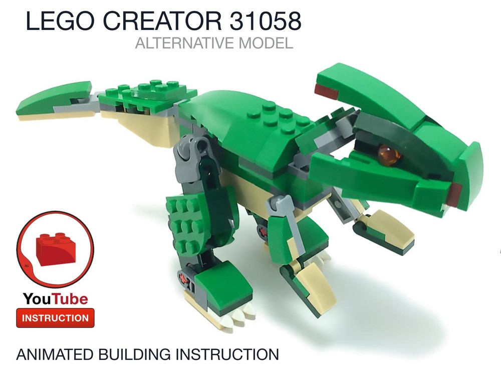 LEGO MOC Saurolophus Dinosaur - Lego Creator 31058 by Bricks Ideas ... LEGO MOC Saurolophus Dinosaur - Lego Creator 31058 by Bricks Ideas ...