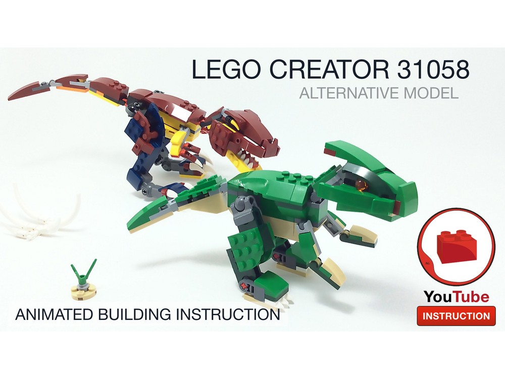 LEGO MOC Saurolophus Dinosaur - Lego Creator 31058 by Bricks Ideas ... LEGO MOC Saurolophus Dinosaur - Lego Creator 31058 by Bricks Ideas ...