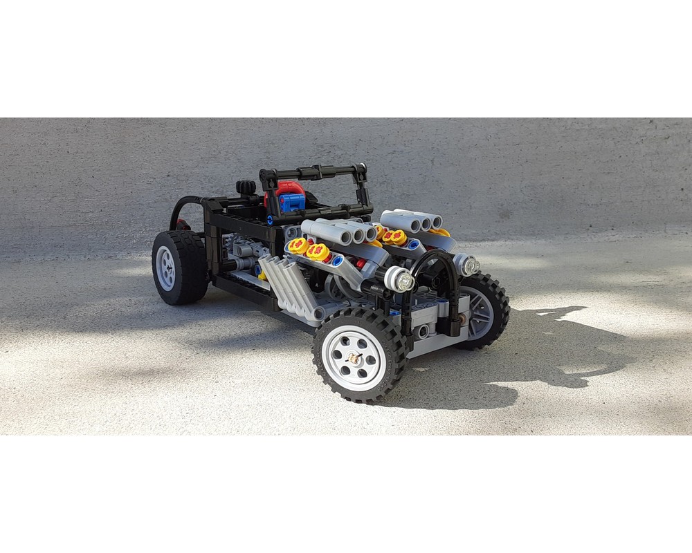 LEGO MOC-43060 Twin-Engine Drag Roadster (Technic > Model 2020 ...