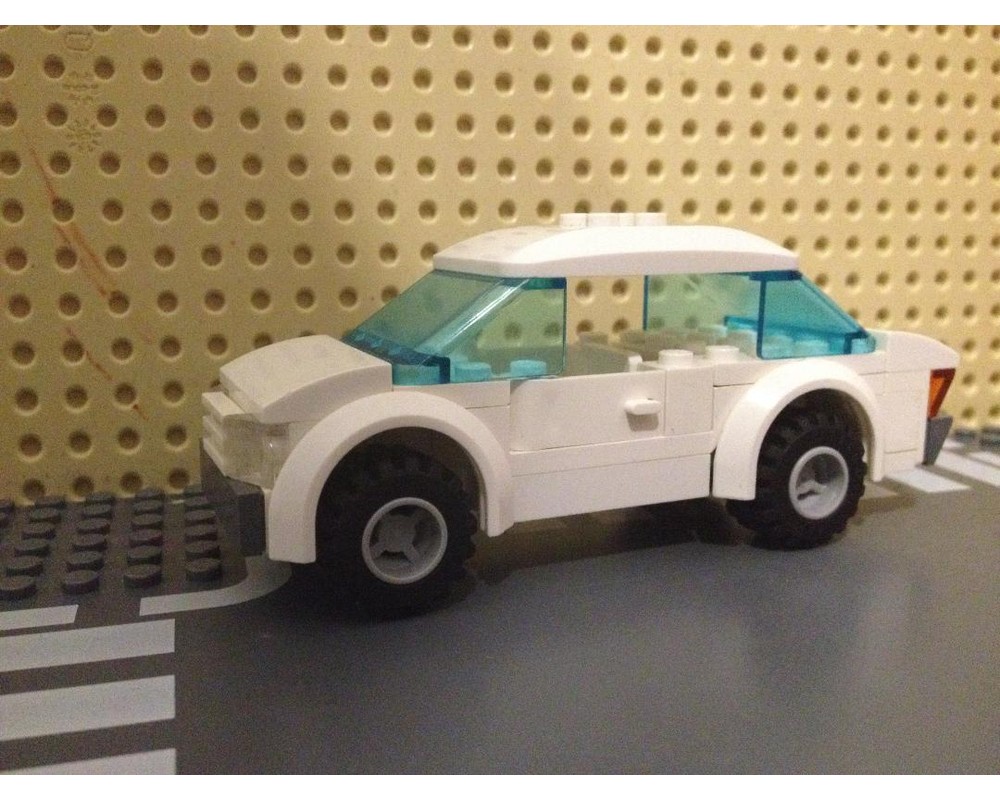 LEGO MOC-43071 white car (Town > City > Traffic 2020) | Rebrickable ...