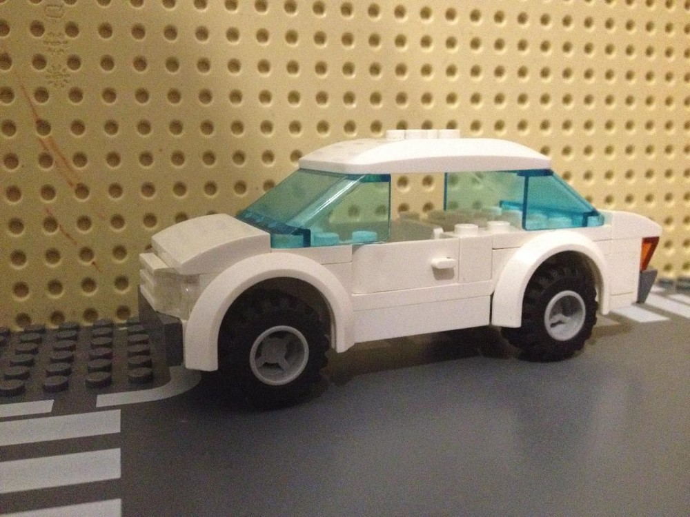 LEGO MOC white car by Lego@fan | Rebrickable - Build with LEGO