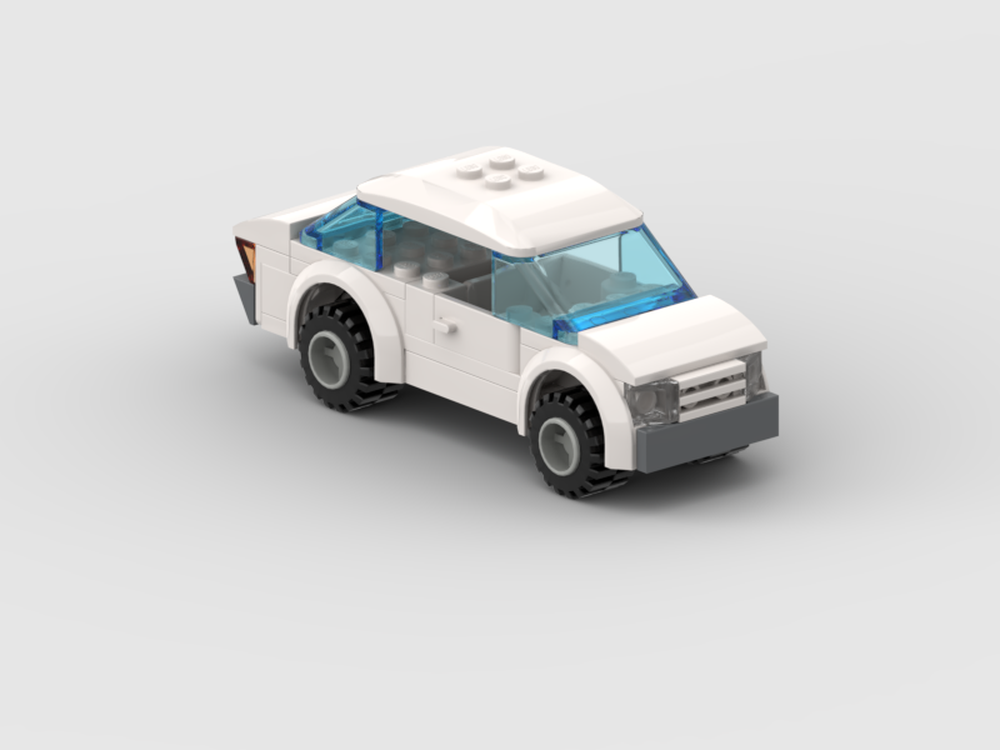 LEGO MOC white car by Lego@fan | Rebrickable - Build with LEGO