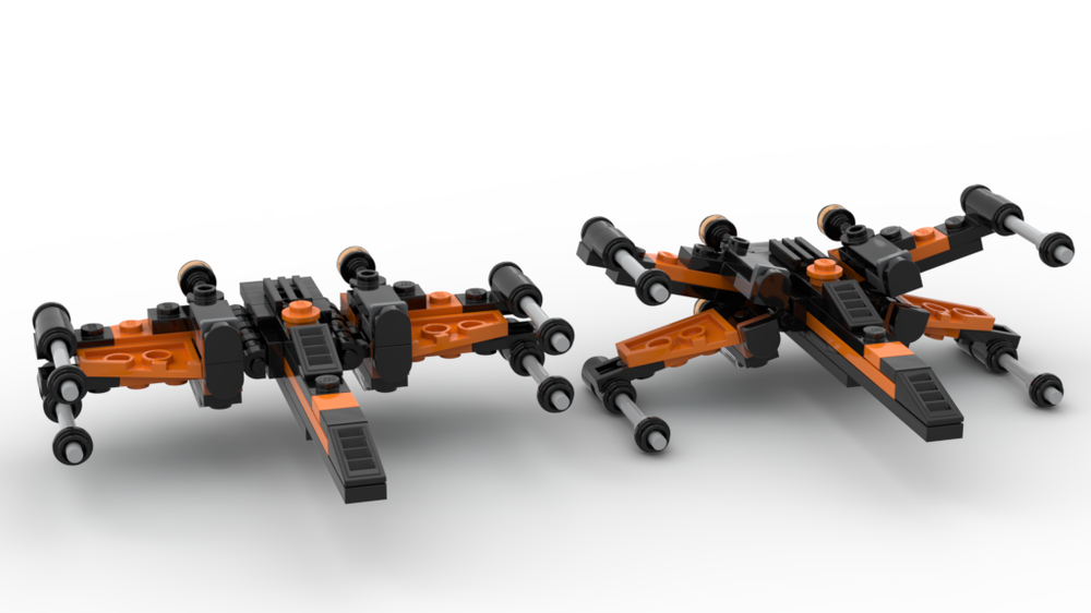 LEGO MOC T 70 X wing fighter by Dujk | Rebrickable - Build with LEGO
