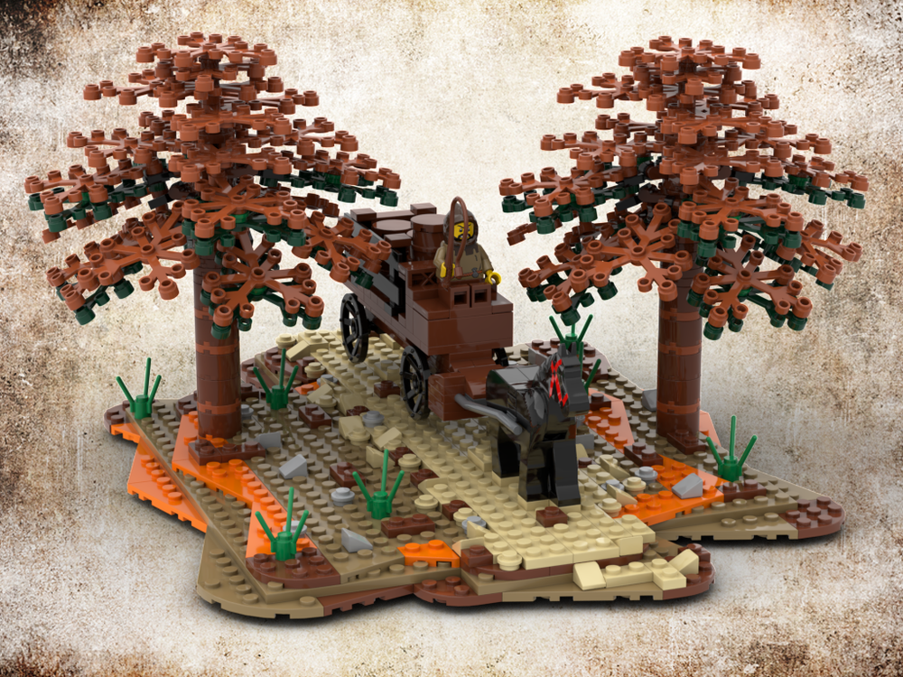 Lego Moc Medieval Carriage By Gabizon Rebrickable Build With Lego