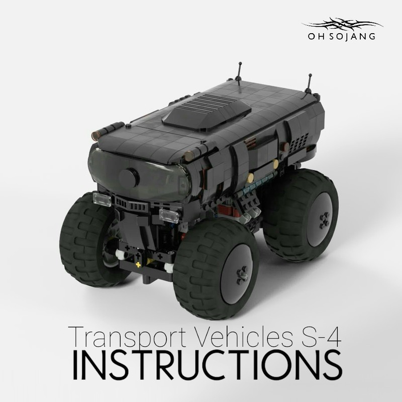 LEGO MOC Transport vehicles S-4 by ohsojang | Rebrickable - Build with LEGO