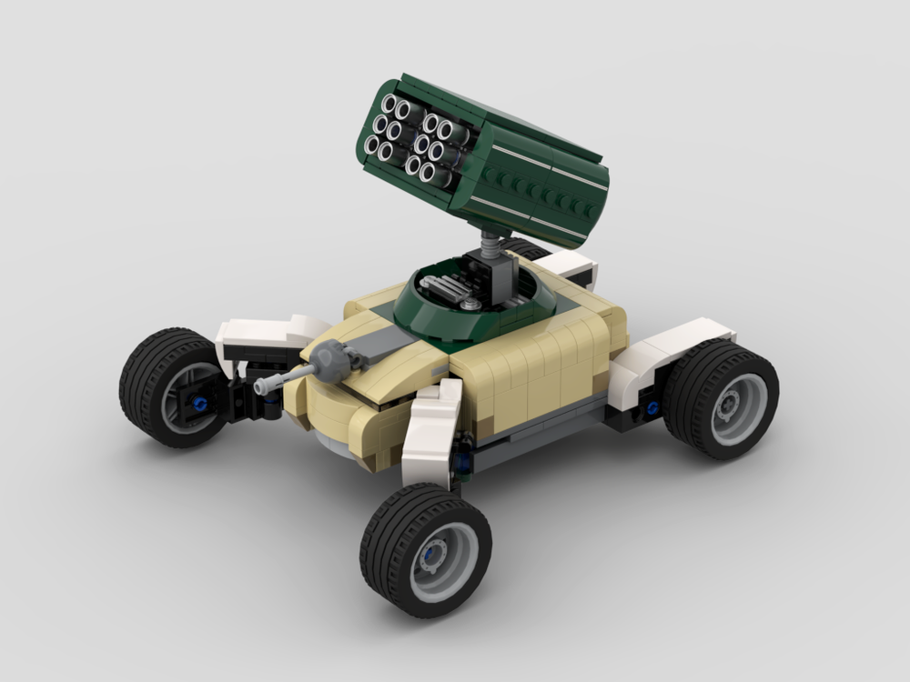 LEGO MOC Mobile Rocket Launcher by ww | Rebrickable - Build with LEGO