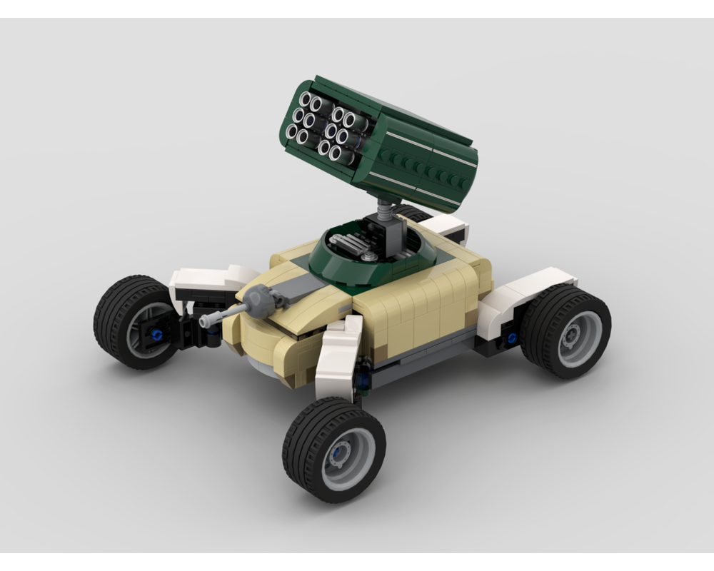 LEGO MOC Mobile Rocket Launcher by ww | Rebrickable - Build with LEGO