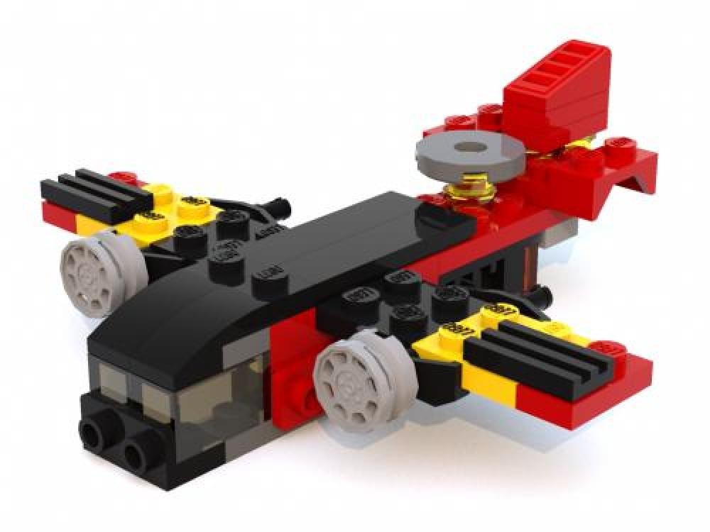 LEGO MOC 31040 Military Radar Airplane by PeterSzabo | Rebrickable ...