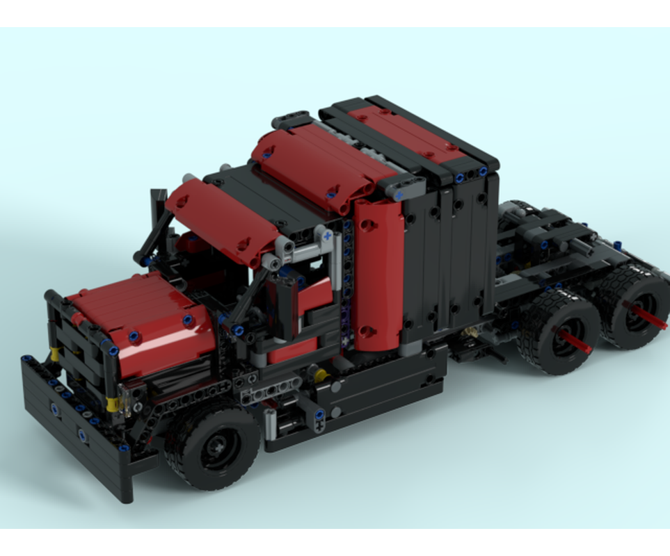 LEGO MOC Custom Kenworth Truck by CrazyKreations | Rebrickable - Build ...